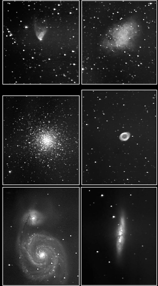 Watec and Mintron cameras for deep sky photographs