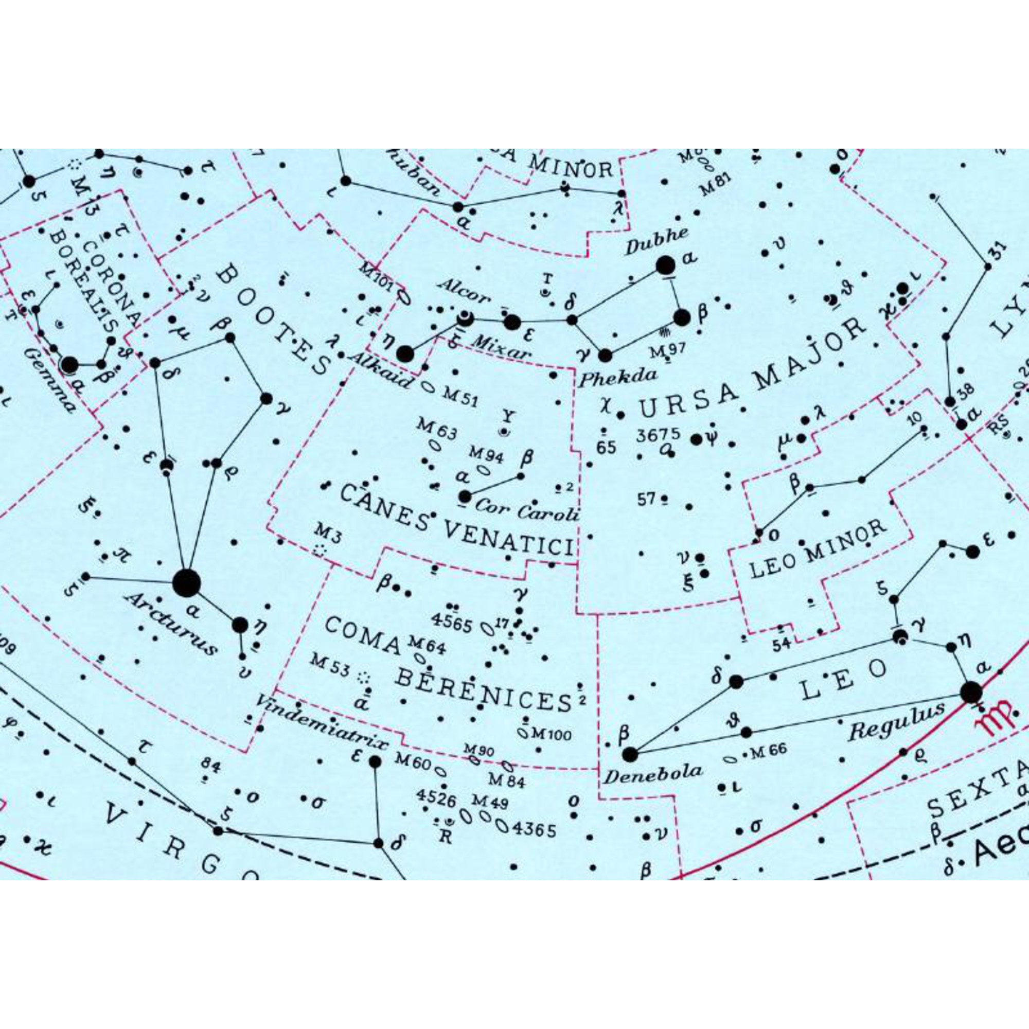 Freemedia Sternkarte Star chart Sirius big model