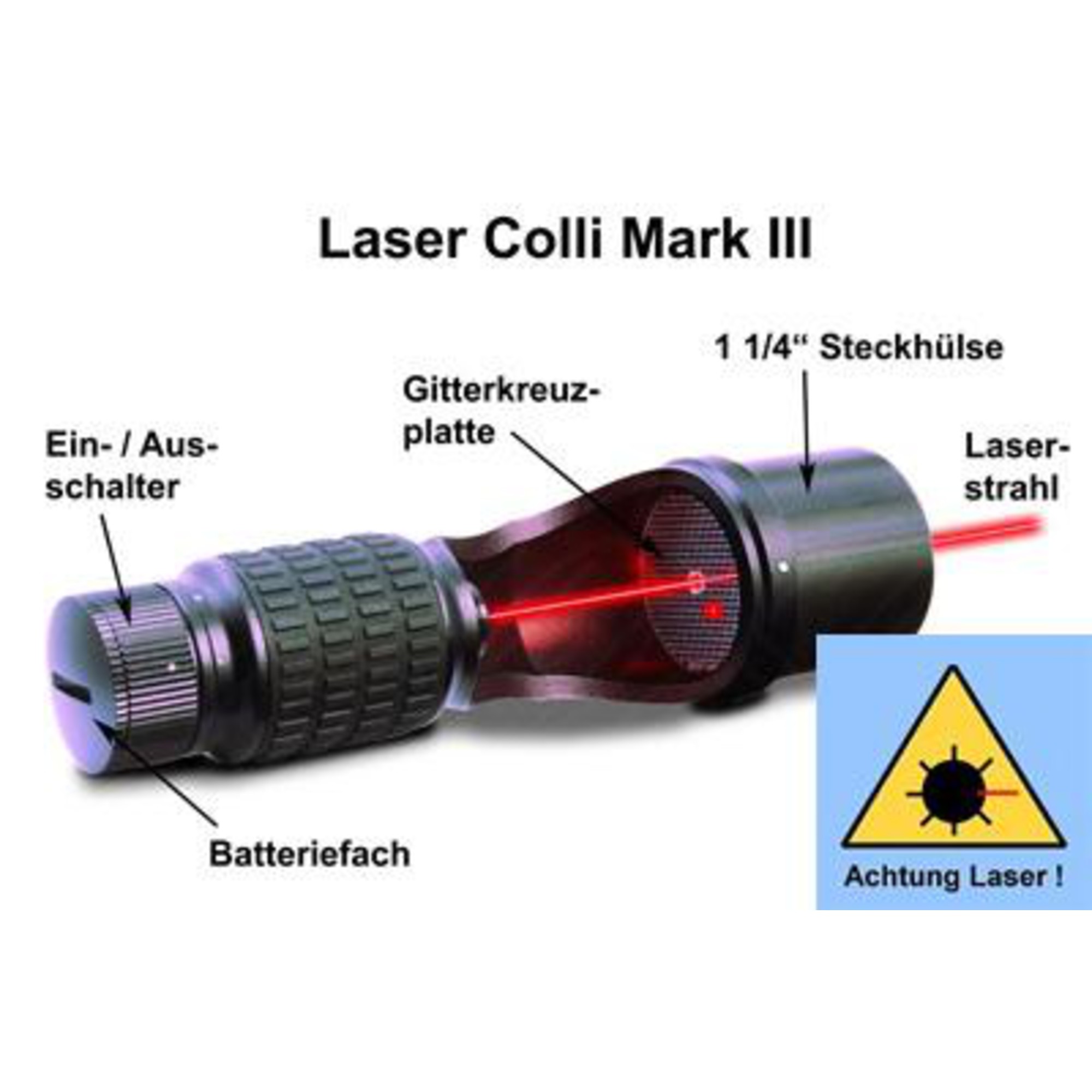 Collimateurs lasers Baader Collimateur laser Planetarium pour télescope ...