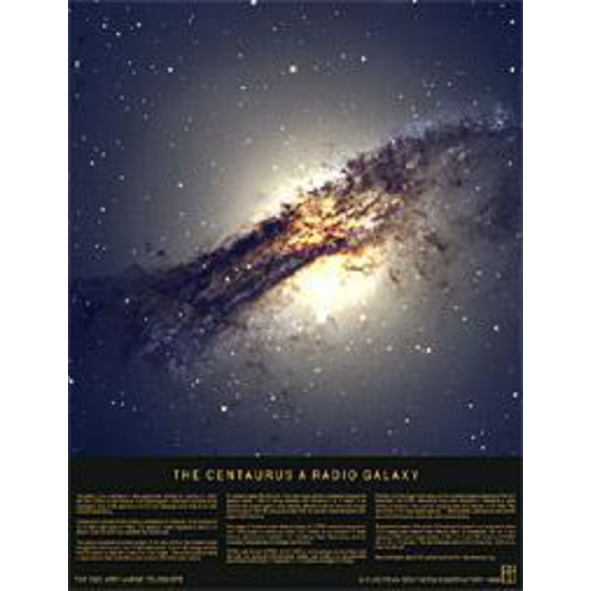 Poster The Centaurus A Radio Galaxy