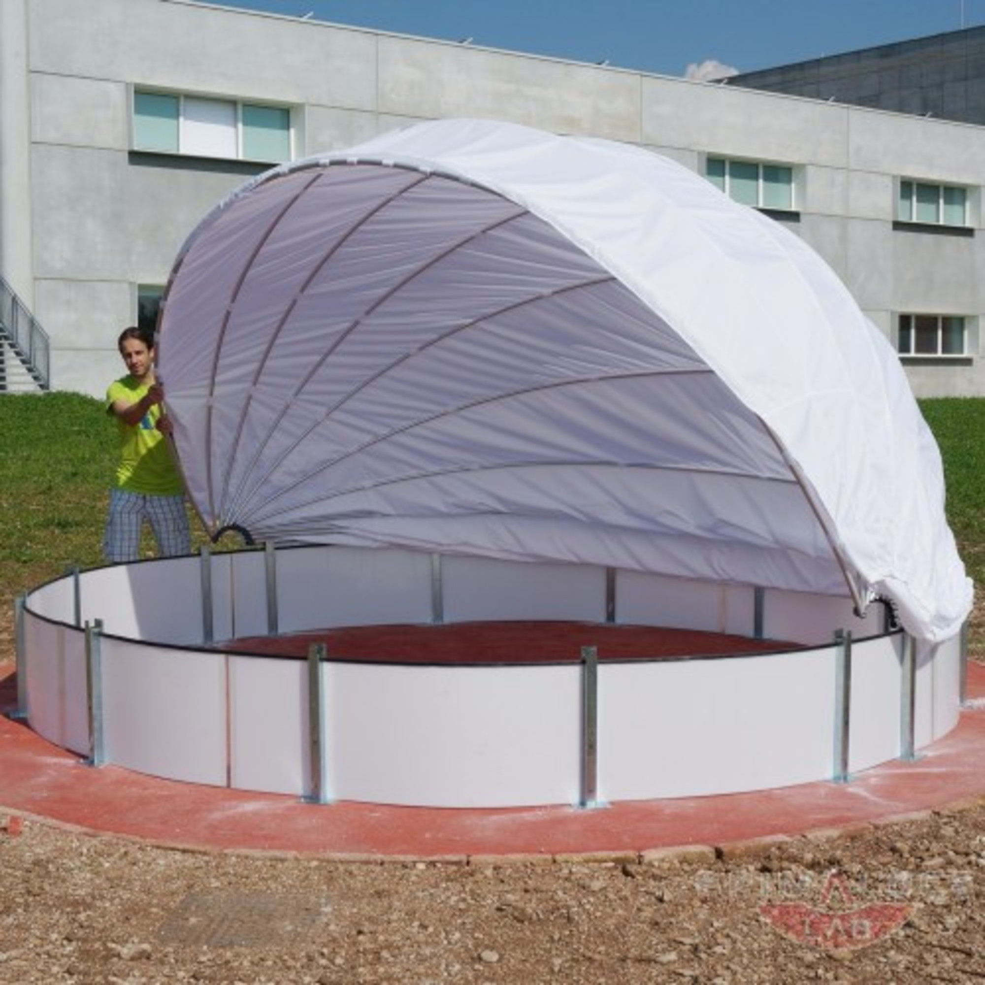 PrimaLuceLab Folding enclosure shell for observatory