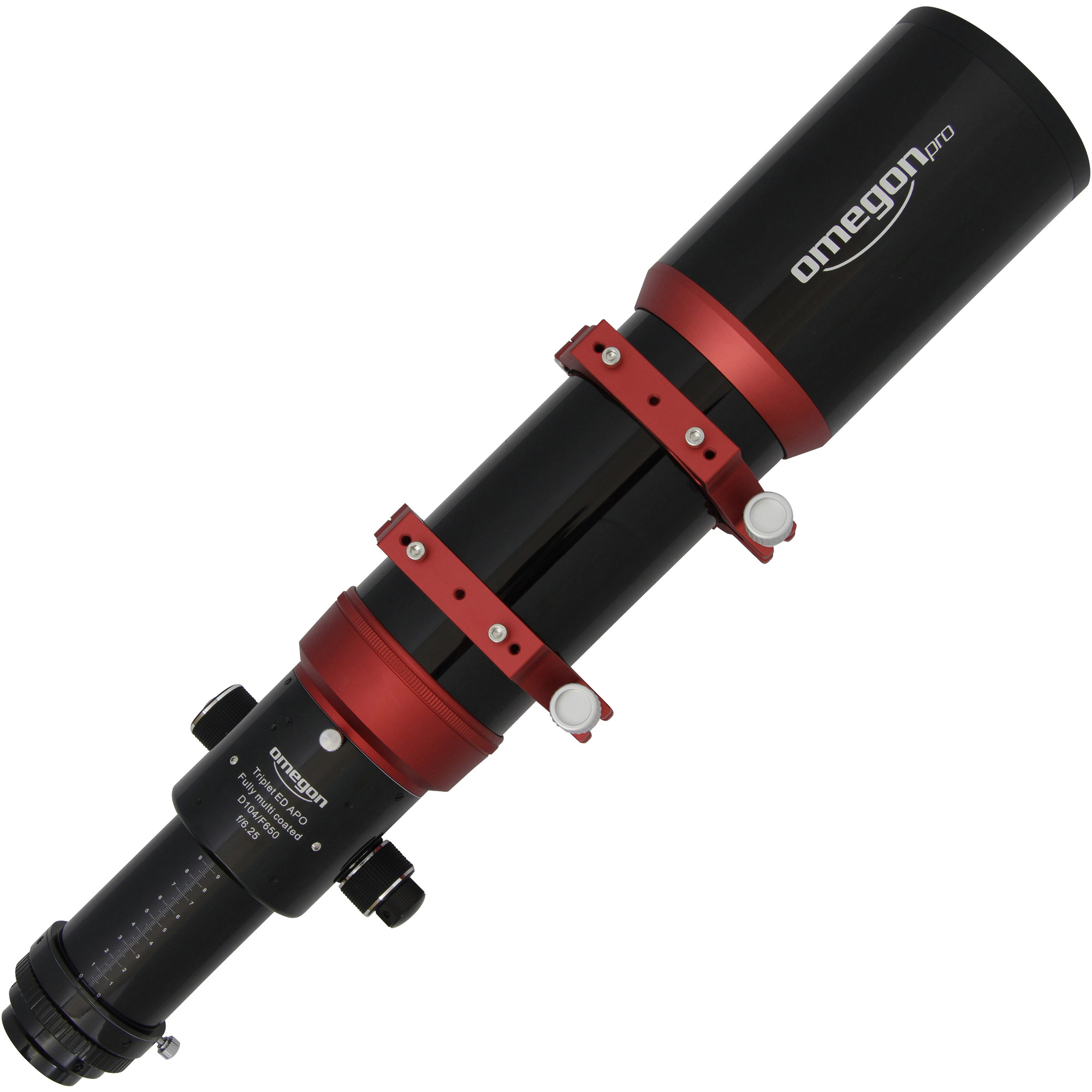 Omegon Apochromatic refractor Pro APO AP 104/650 ED OTA + 2'' Field ...