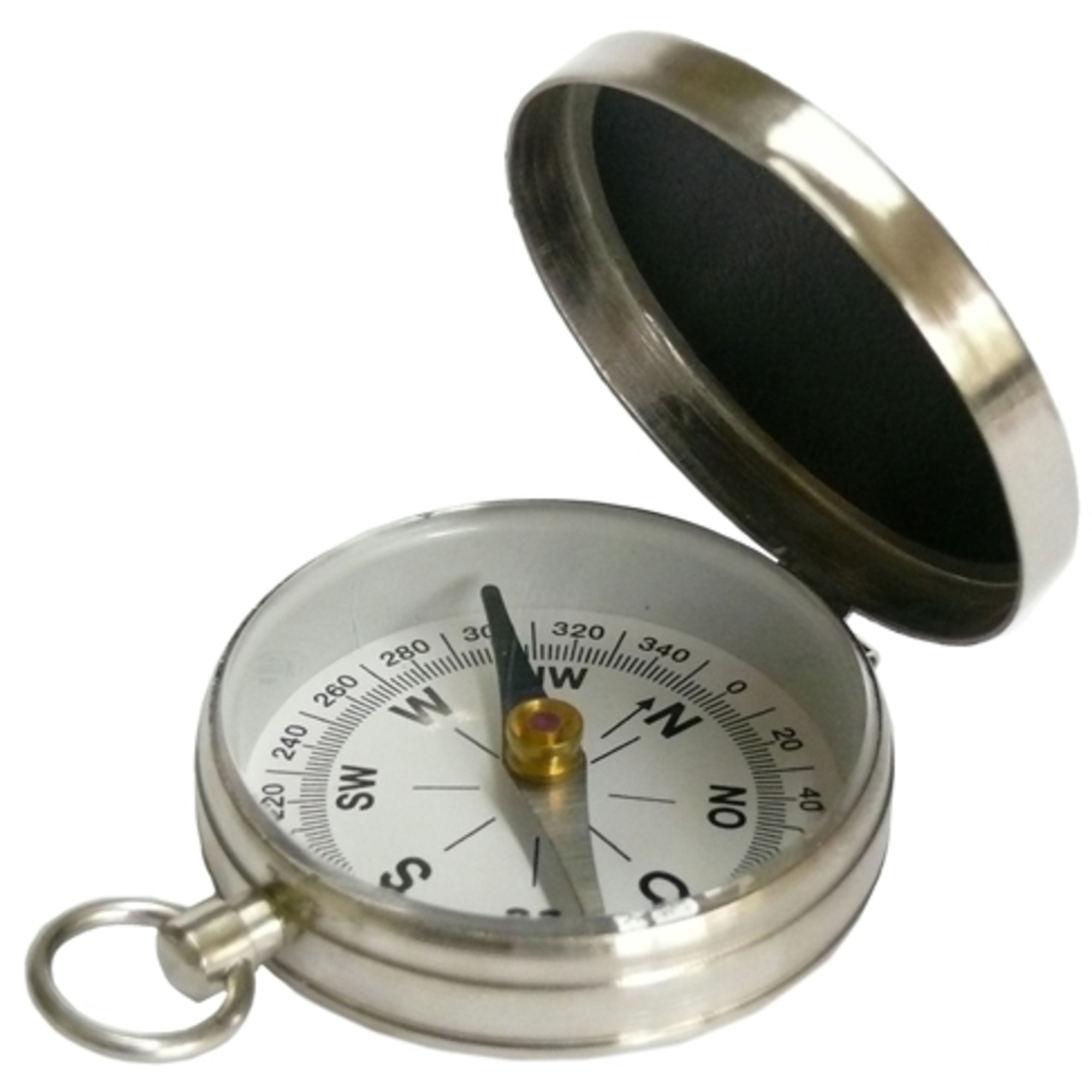 K+R ORBIT NICKEL pocket compass