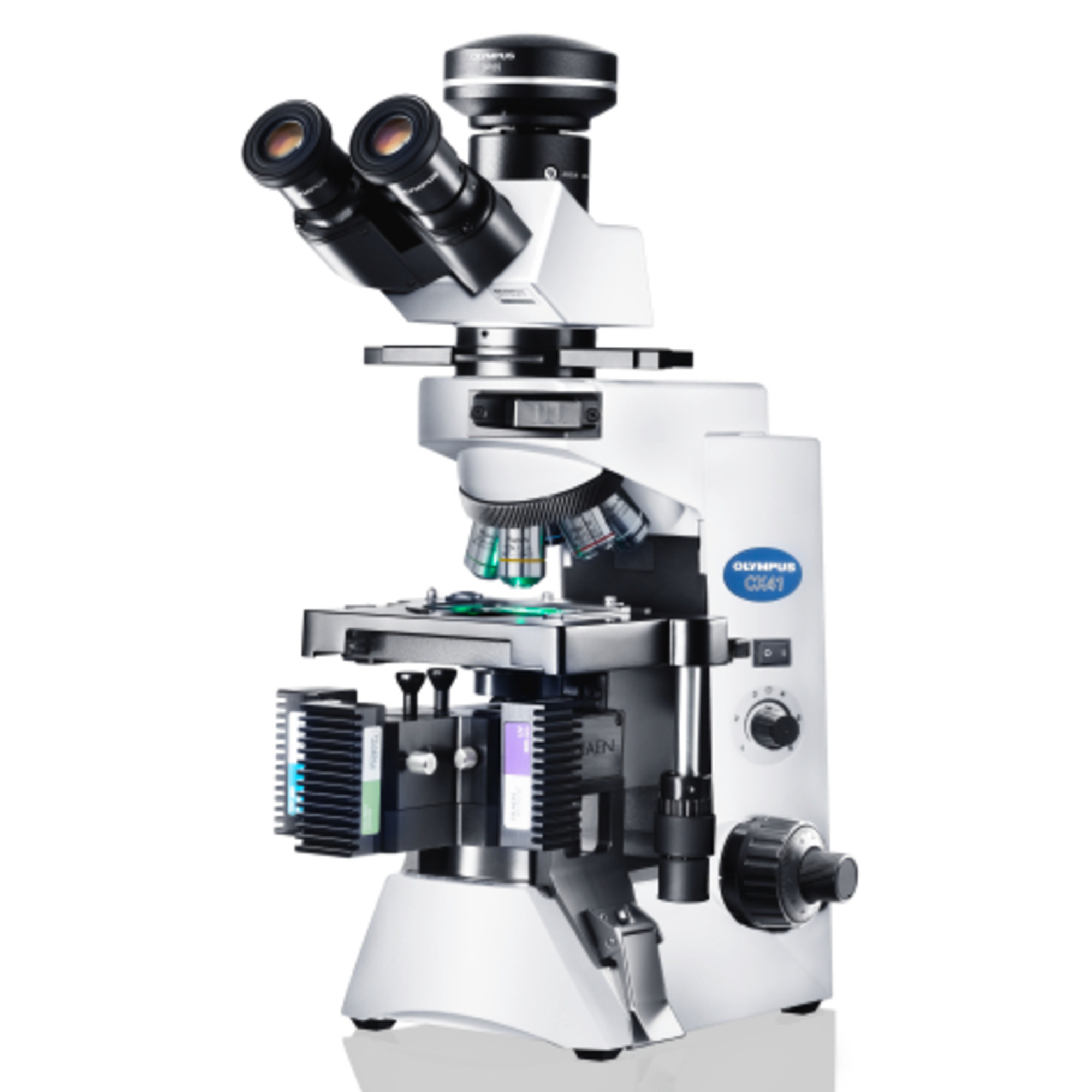 Olympus Microscope CX41 cytology, halogen, trino 40x,100x, 400x
