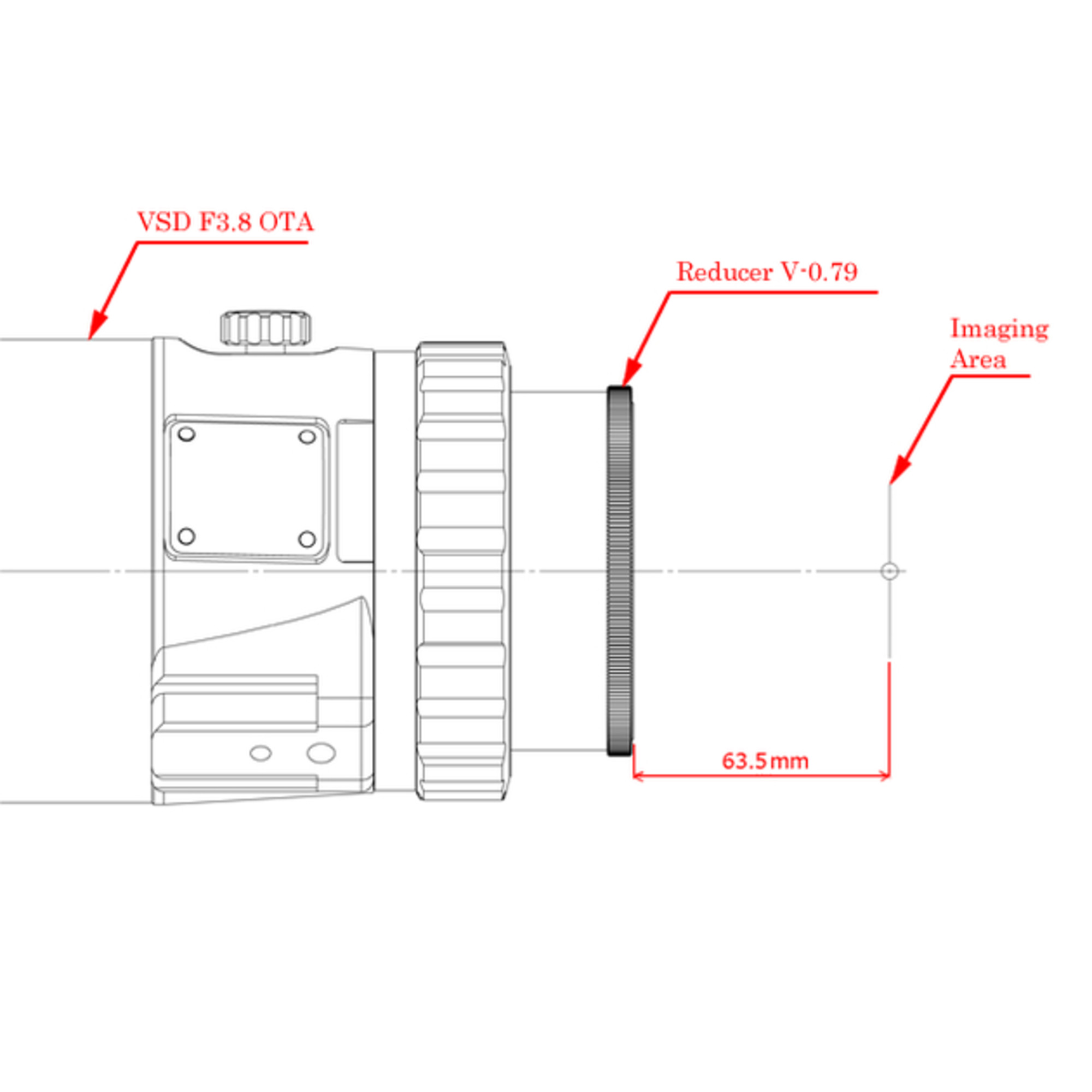 Vixen Focal Reducer 0.79x VSD
