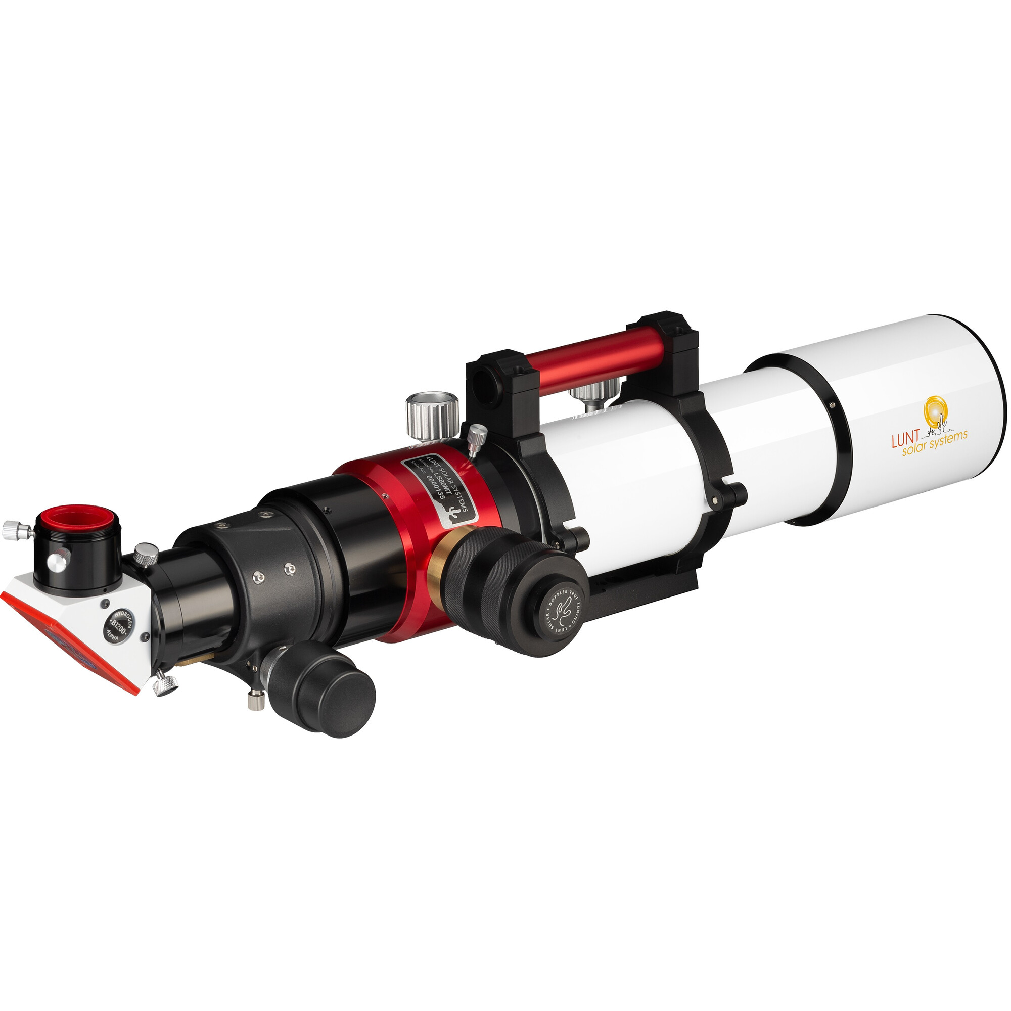 Lunt Solar Systems Sonnenteleskop ST 80/560 LS80MT Ha B1200 R&P ...