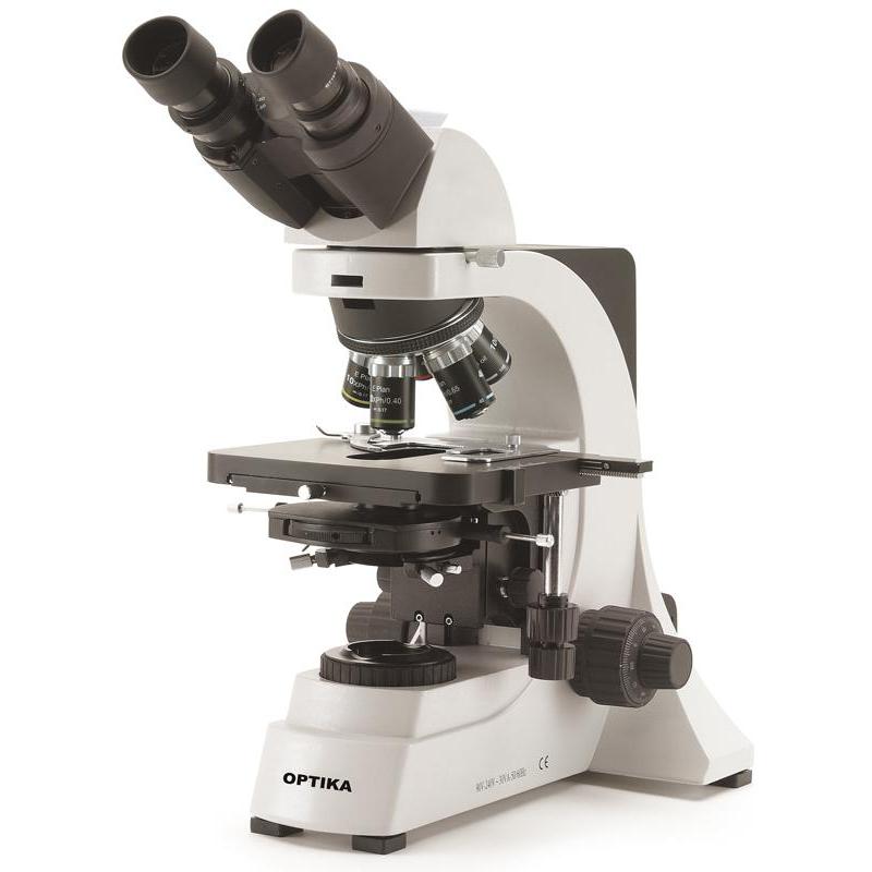 Optika Microscópio B-600Biph, 100 - 1000x, binocular, objetivas ...
