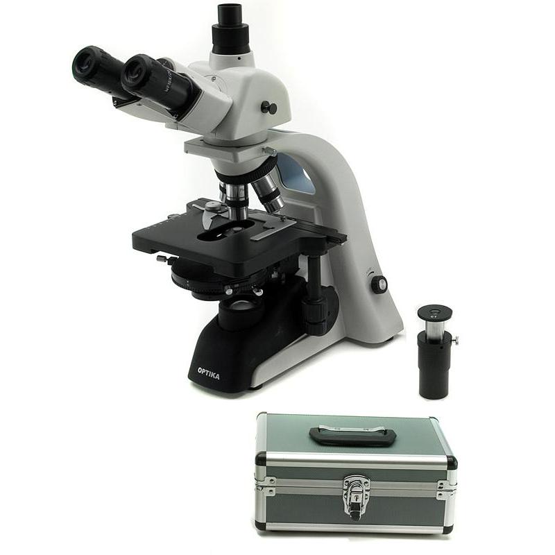 Optika Microscope B-353Ph, trinocular, phase contrast, X-LED