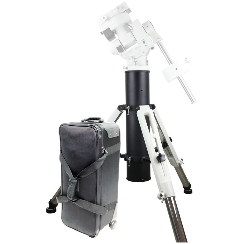 iOptron iEQ45 Pro Dual EQ/AZ mount with Tri-Pier tripod and wheeled case